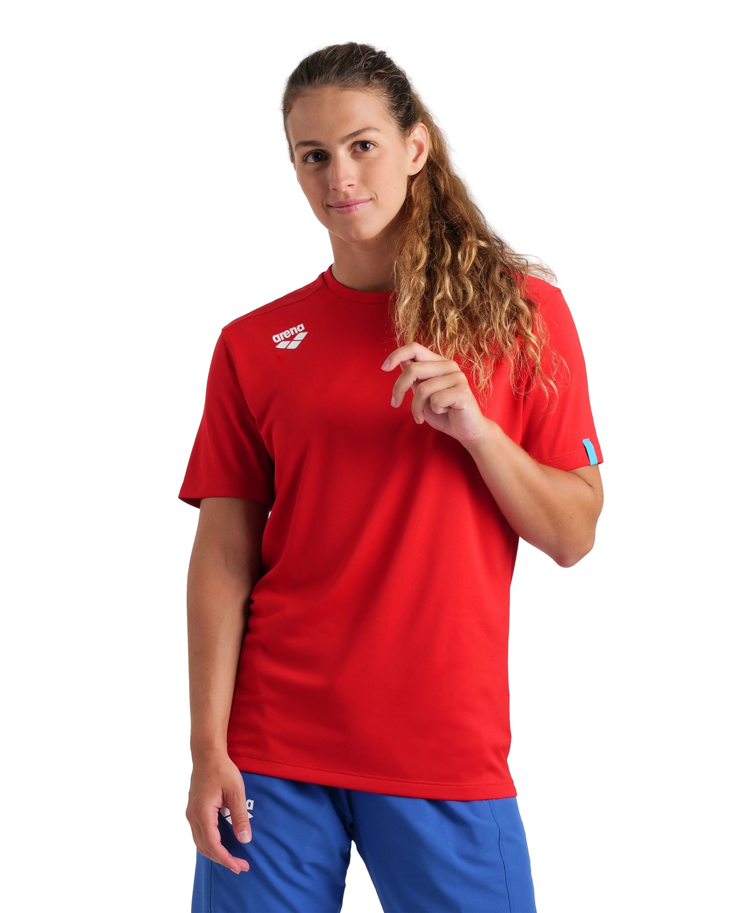 Arena Team Unisex Solid T-Shirt - Red – Swimhub